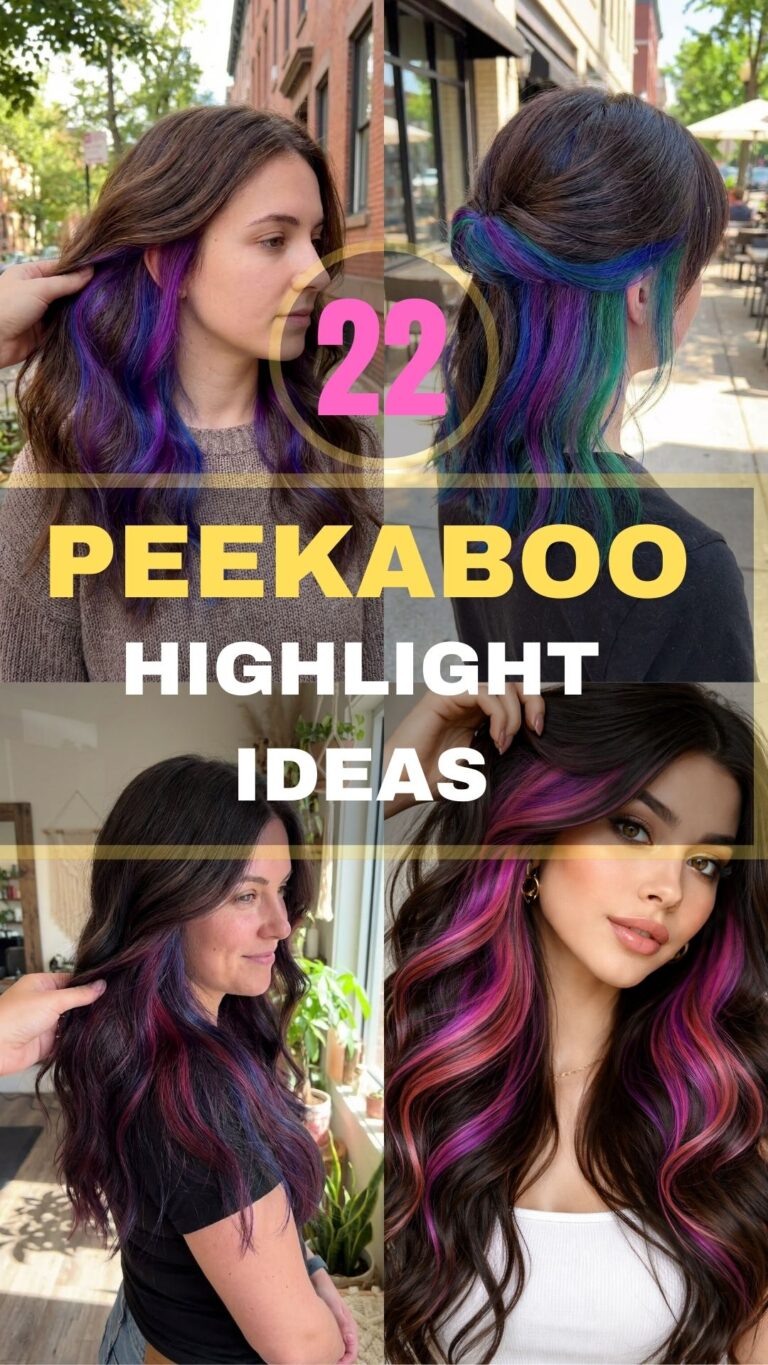 22 Stunning Peekaboo Highlight Ideas to Try This Year - Glowusae