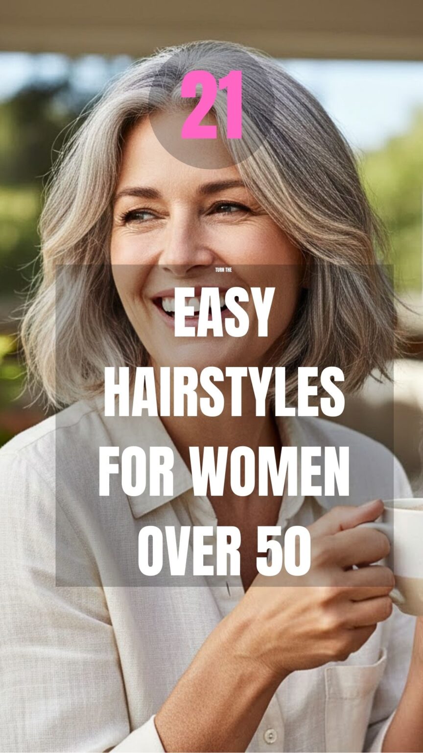 Less Styling, More Living: 21 Easy Hairstyles for Women Over 50 - Glowusae