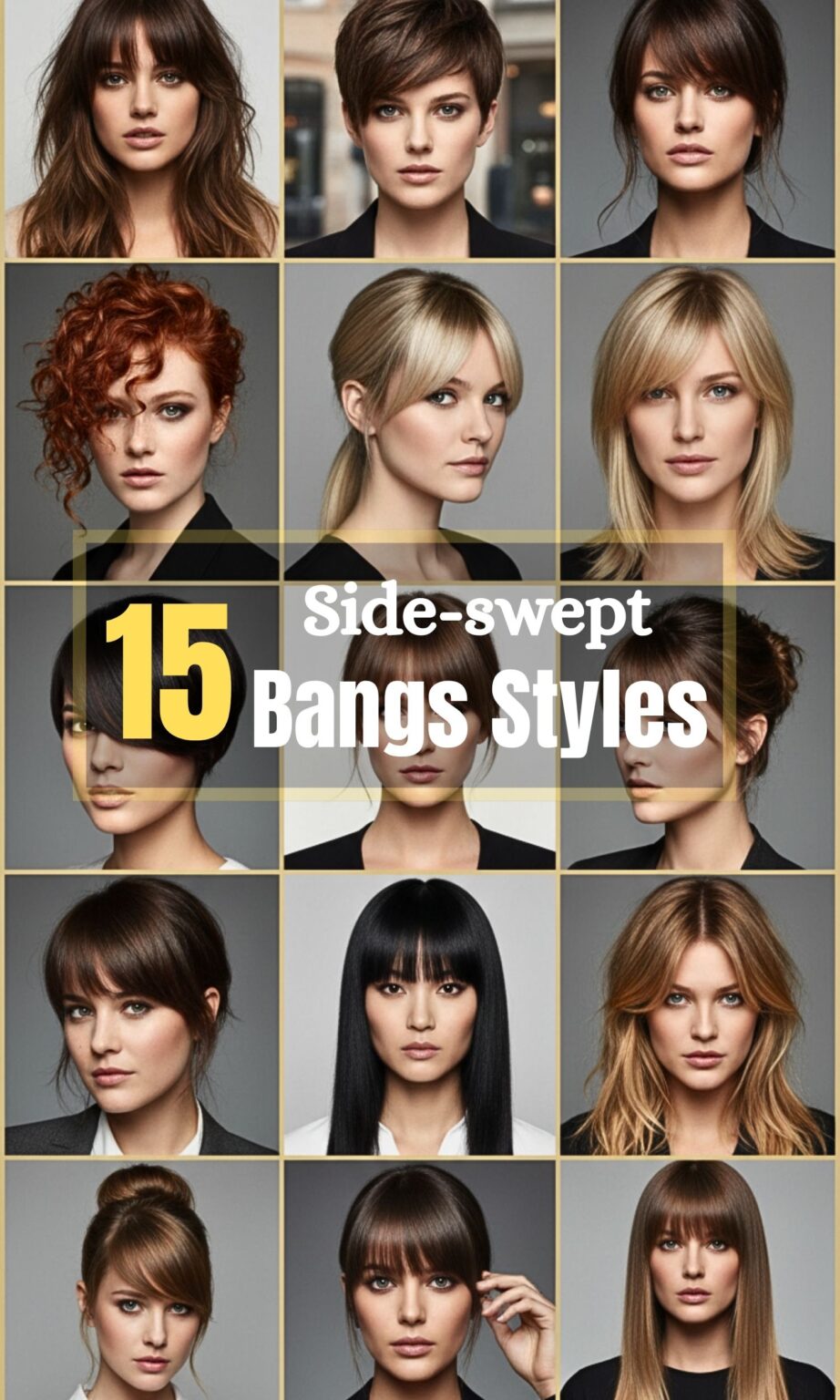 15 Side-Swept Bangs Styles That Instantly Elevate Your Look - Glowusae