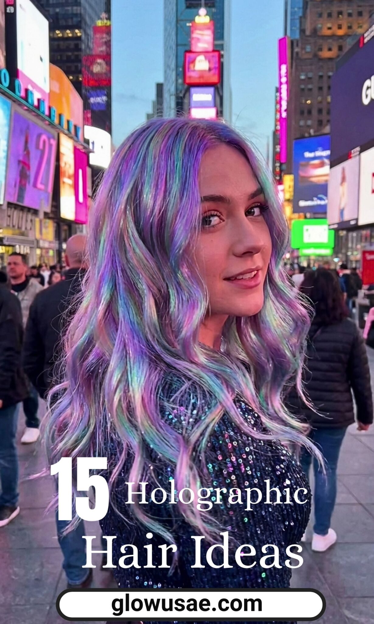 15 Stunning Holographic Hair Ideas That Steal the Spotlight - Glowusae