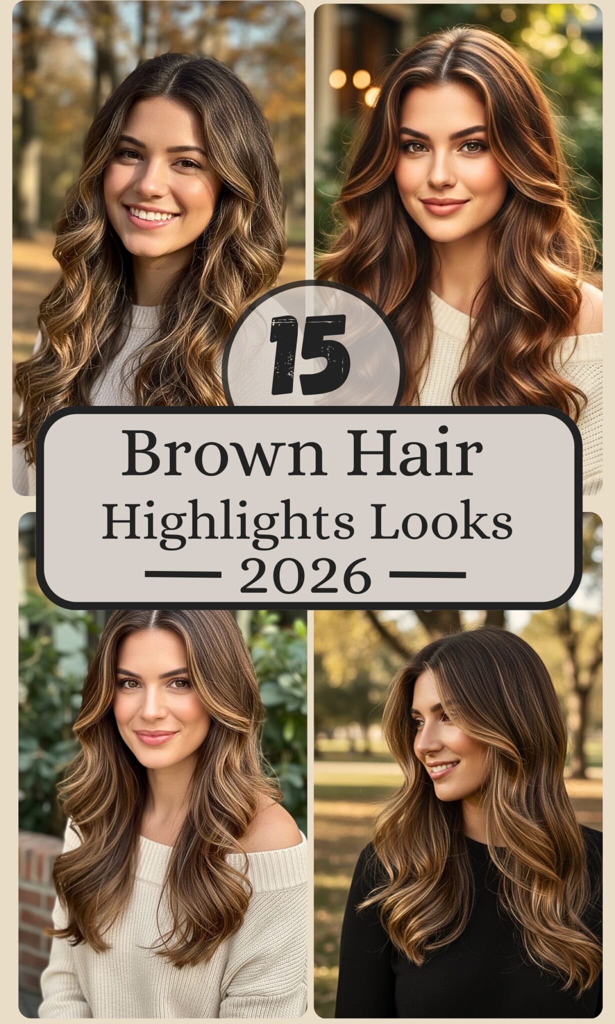 15 Stunning Brown Hair with Highlights Looks Everyone Will Love - Glowusae