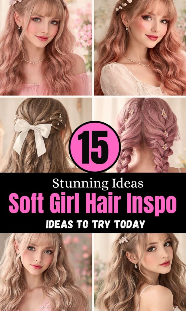 Soft Girl Hair Inspo You’ll Love: 15 Dreamy Ideas to Try Today - Glowusae